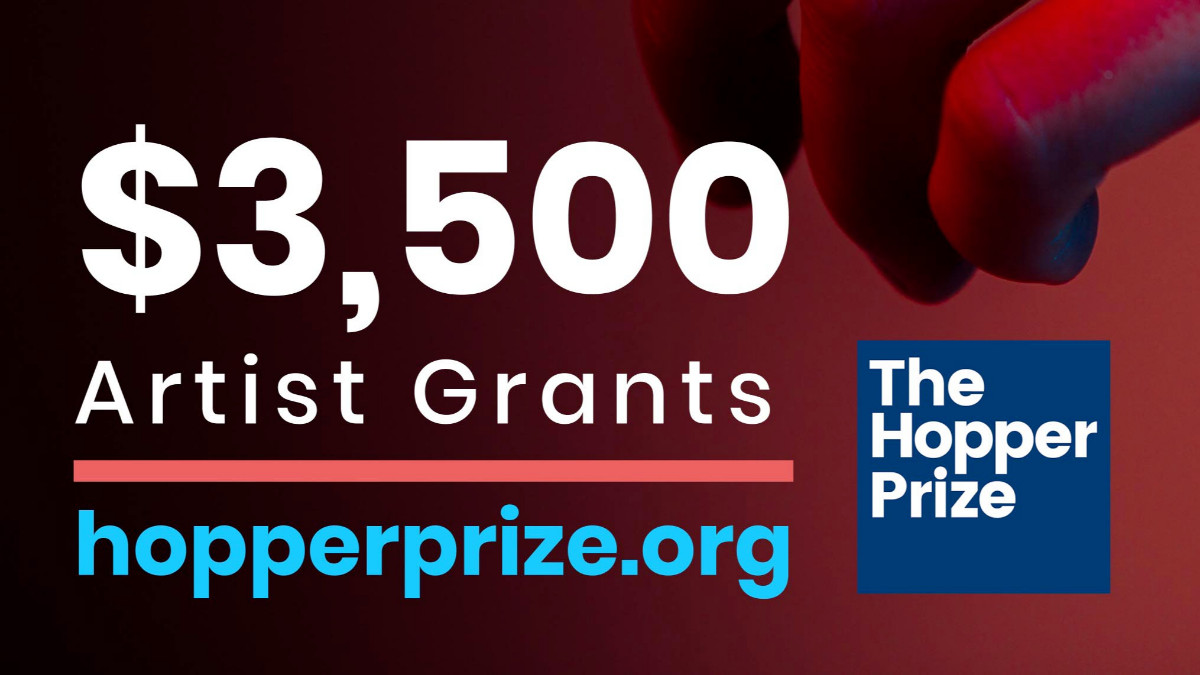 $3,500 Artist Grants | The Hopper Prize | CFP